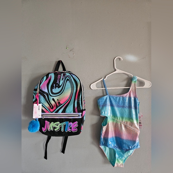 Limited Too | Swim | Limited Too One Piece Justice Backpack | Poshmark